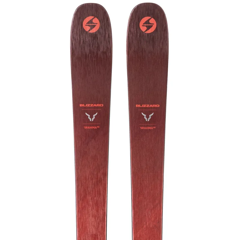 Blizzard Skis Brahma 88 All Mountain Ski In Red - Ski Only